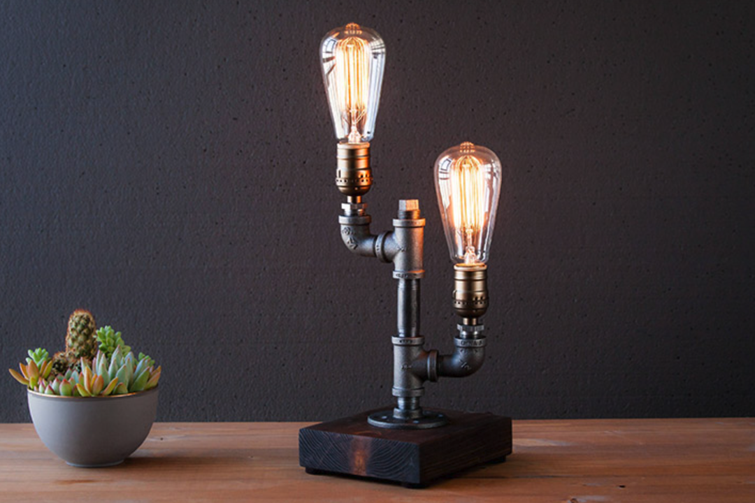 Industrial Air Duct Table Lamp: A Unique Lighting Solution ...